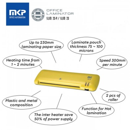 Ofiskita | MKP A4 Office Laminator Machine (SLIM-23-P)