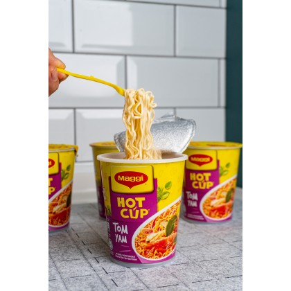 Ofiskita | Nestle Maggi Hot Cup Tom Yum Instant Noodles 61G (6 Cups Packing)