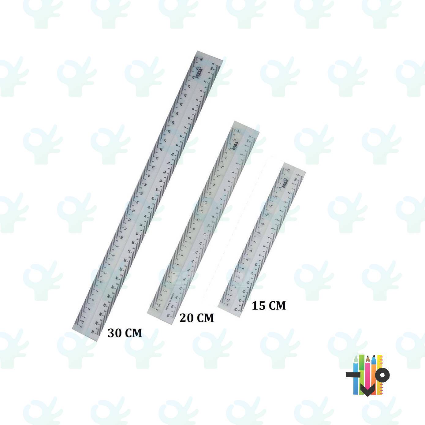 Ofiskita | Plastic Ruler 150MM / 300MM