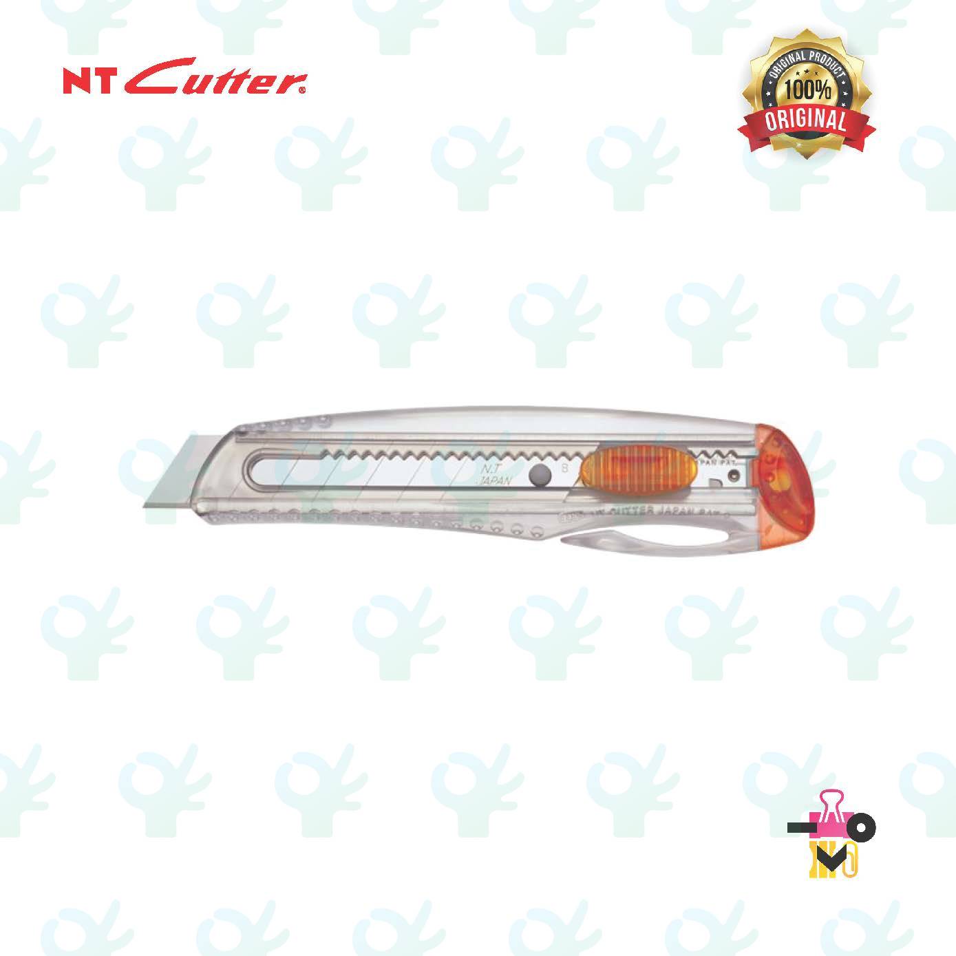 Ofiskita | NT Cutter Transparent Junior L Cutter Red/Orange/Green/Blue ...