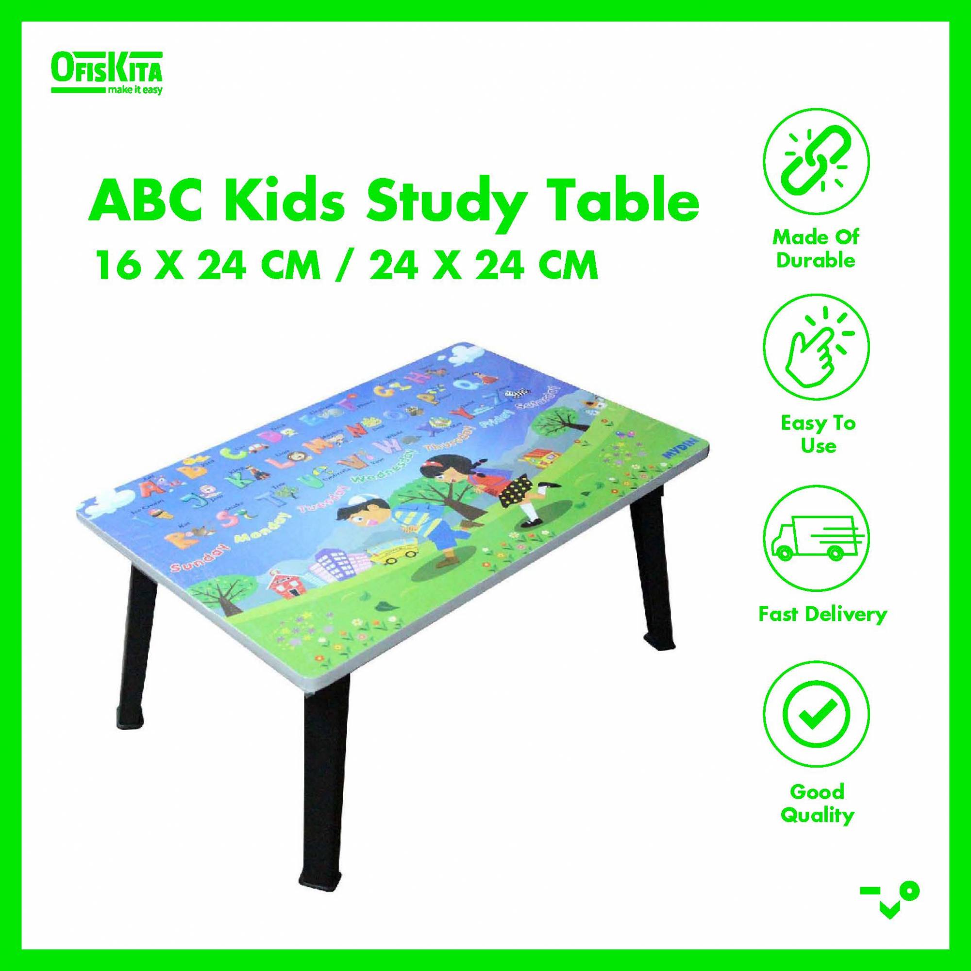 Ofiskita | ABC Kids Study Table - 16 X 24 CM / 24 X 24 CM
