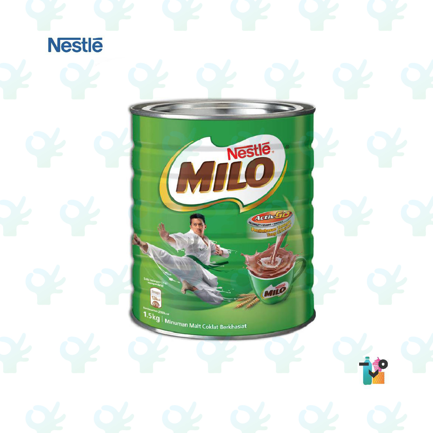 Ofiskita | Nestle Milo Active-Go Chocolate Malt Powder Tin 1.5KG