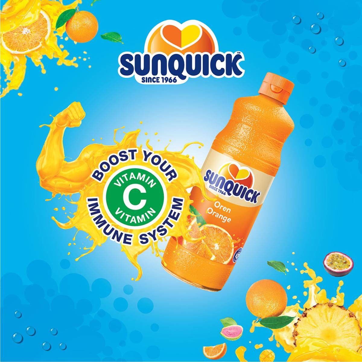 Sunquick Orange Fruit Drink Base 840ML