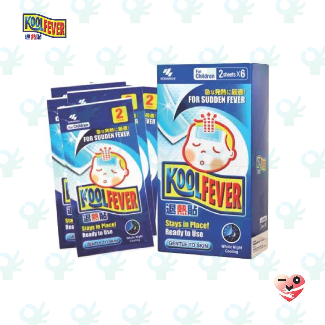 Ofiskita | Kool Fever Cooling Gel Sheet Children (6 Sheets)