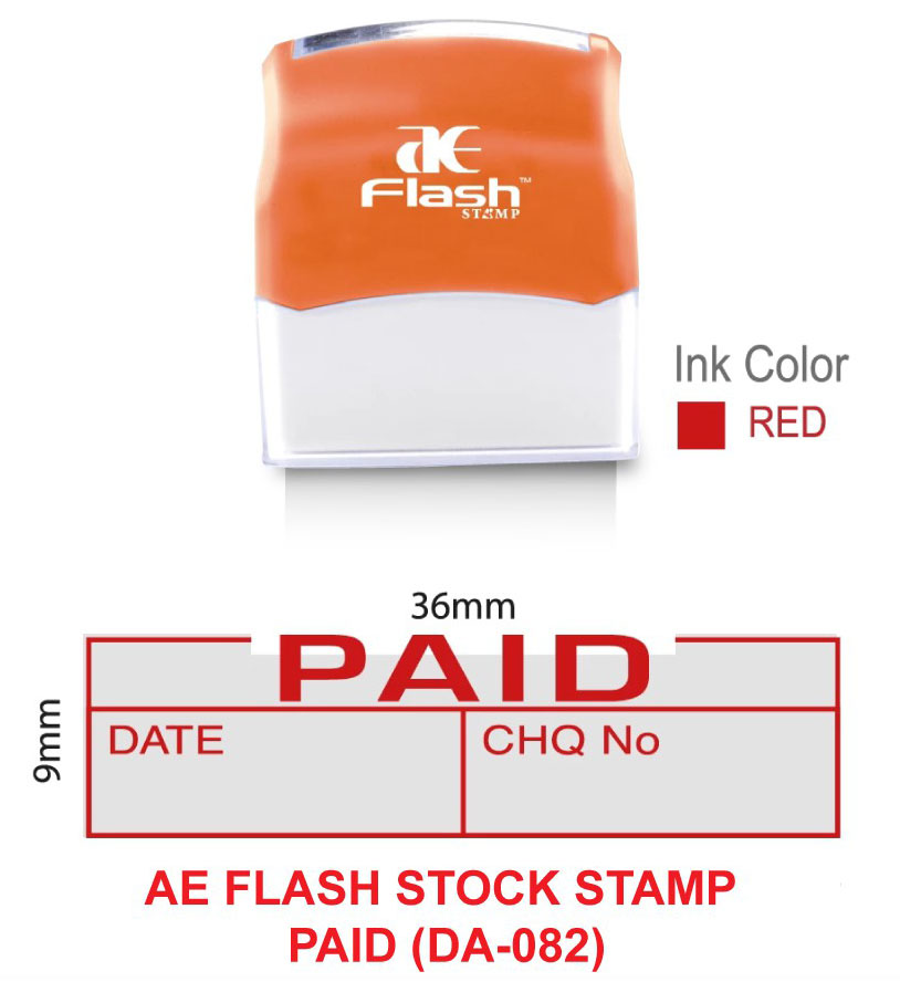 Ofiskita | AE Stamp Paid With Date Stamp (DA-082)